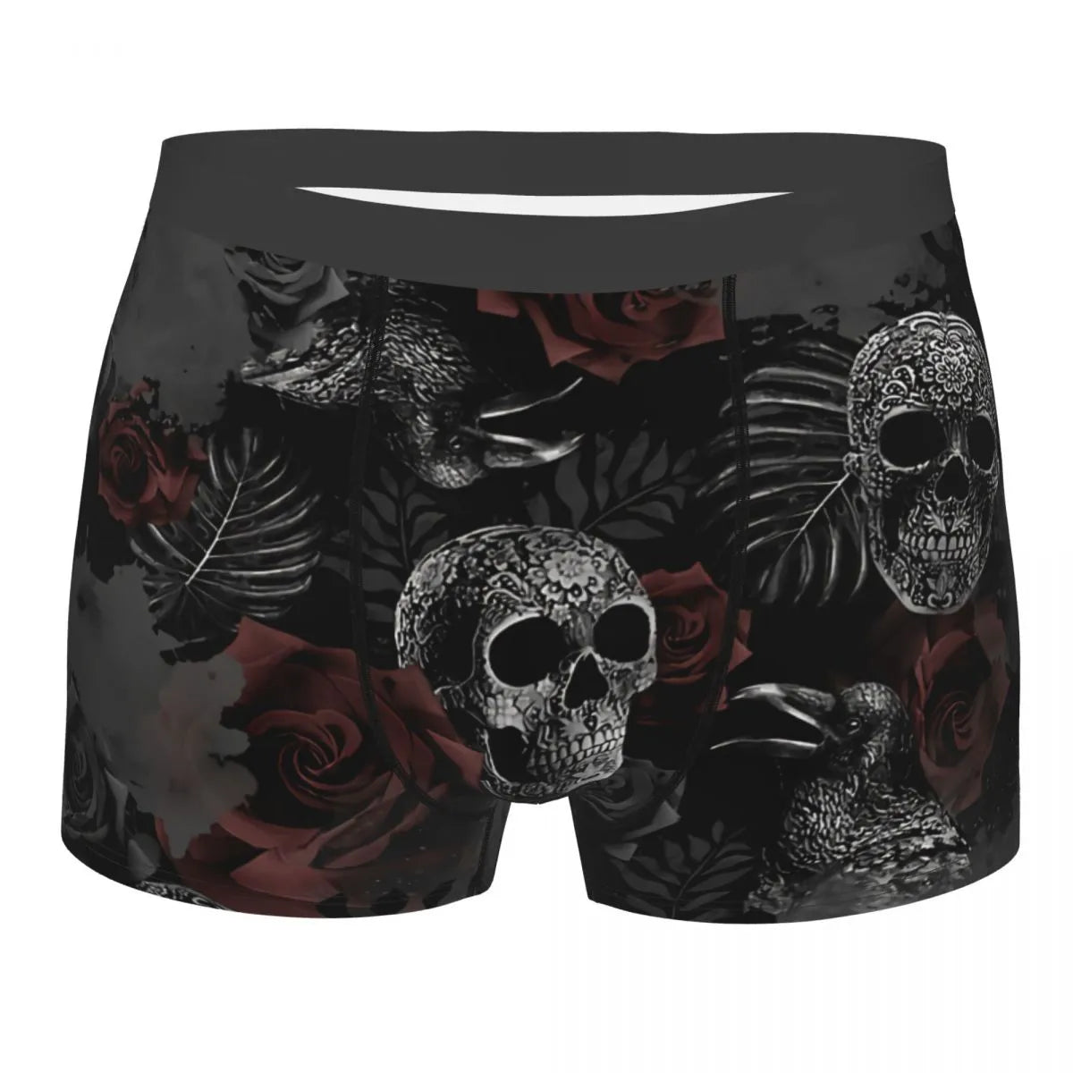 Pink Skeleton Gothic Boxer Shorts & L'Antre Gothique