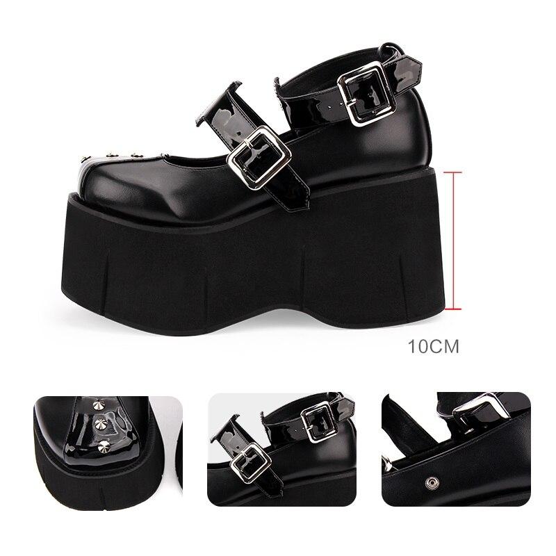 Gothic Shoe with Heels Large Size - L'Antre Gothic & L'Antre Gothique