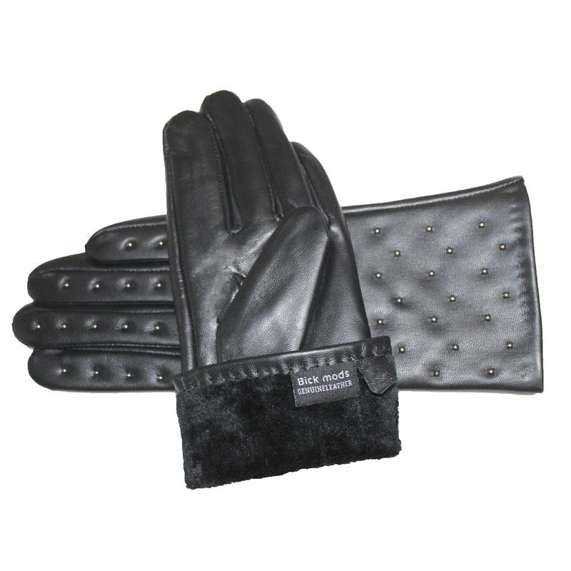 Gant Gothique en Cuir Doublé - L'Antre Gothique